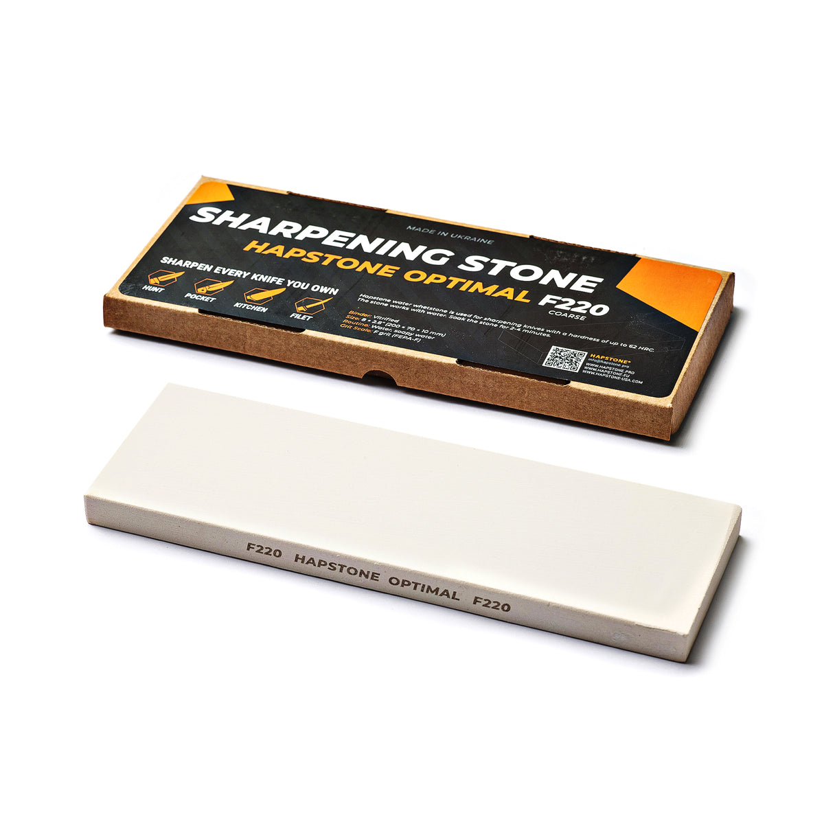 Hapstone Optimal Bench Stone – Full-Size Water Stone for Knife ...