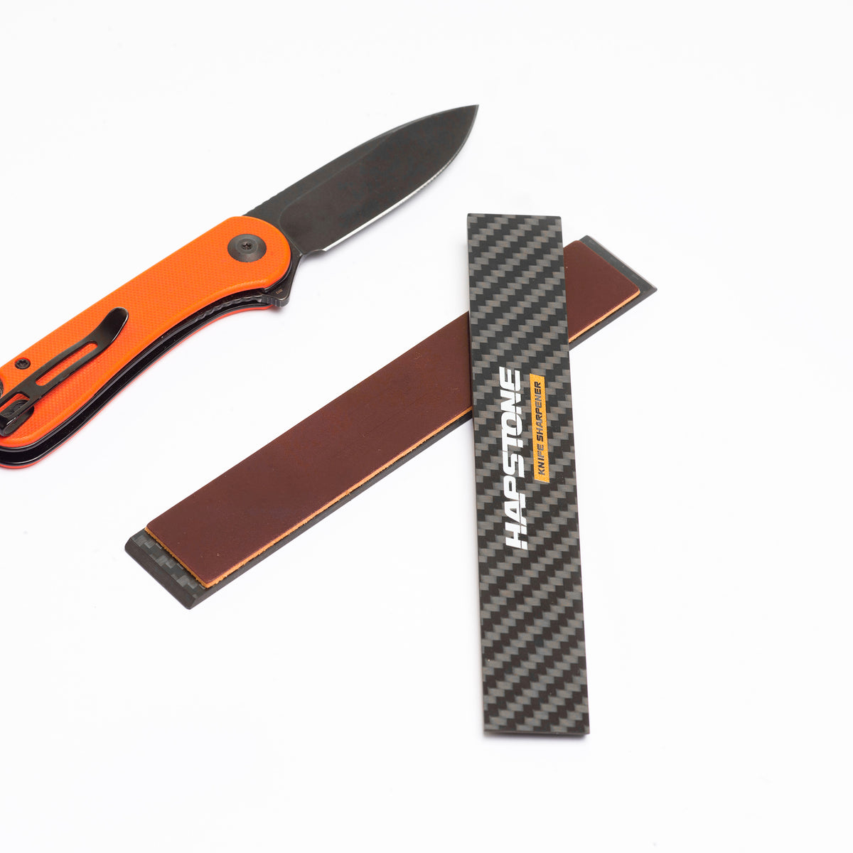 Carbon Shell Cordovan Leather Strop | Hapstone USA